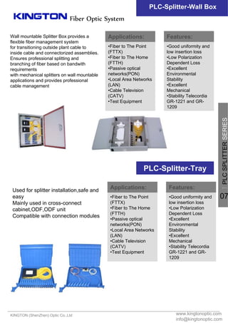 Kington plc splitter | PDF
