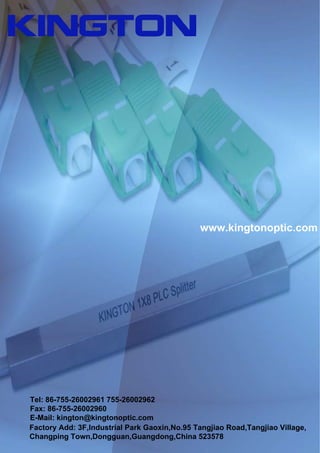 Kington plc splitter | PDF