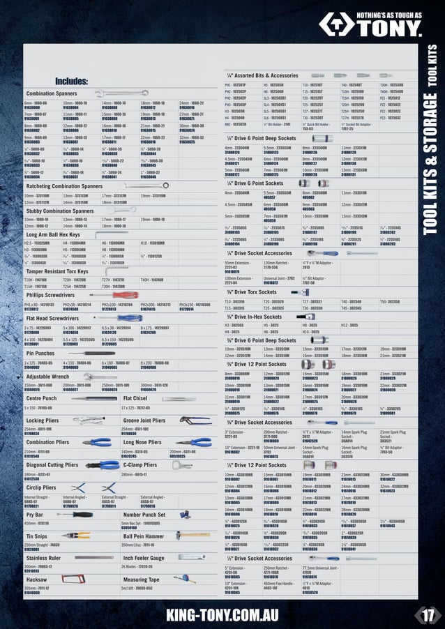 King tony 2019 catalogue online | PDF | Woodworking | Arts and Crafts