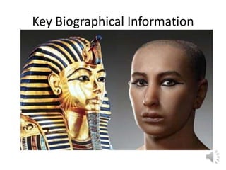 King tutankhamun spoken overview | PPTX