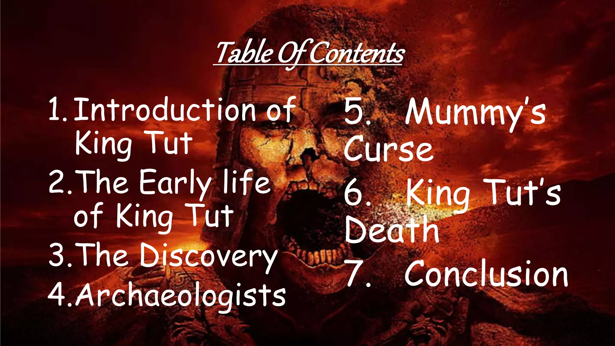 Life & Death of King Tutankhamun | PPTX