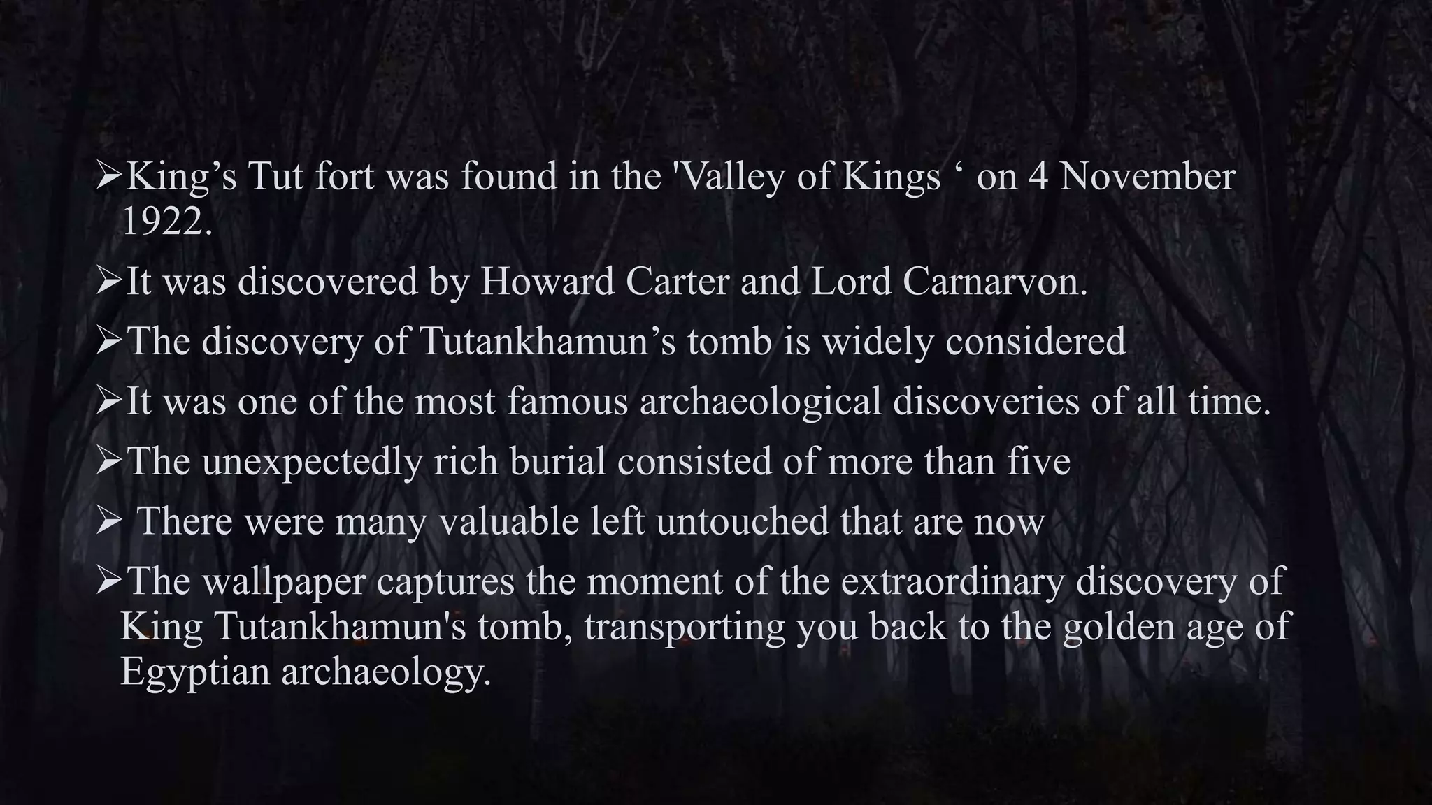 Life & Death of King Tutankhamun | PPTX