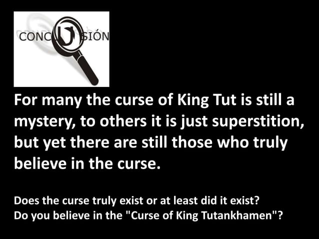 King tut's curse | PPTX