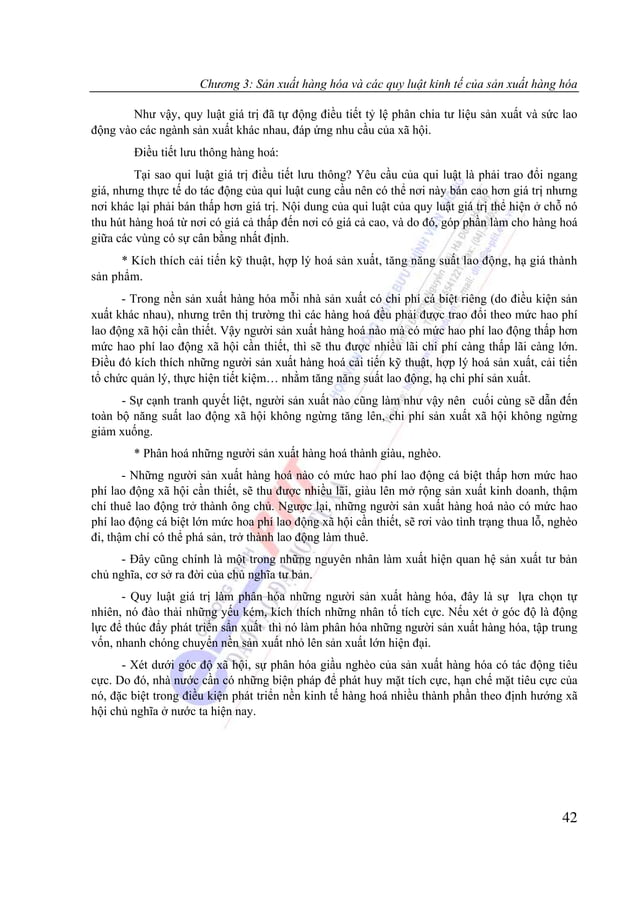 Kinh tế chính trị Mac - Lenin | PDF