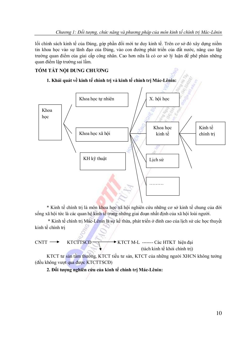 Kinh tế chính trị Mac - Lenin