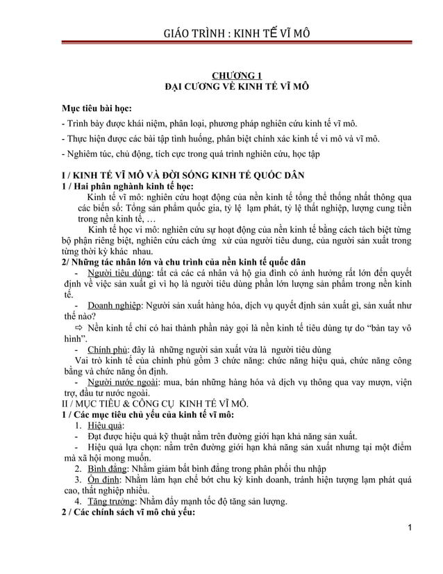 Kinh te vi mo | PDF