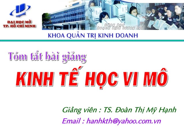 Kinh Te Vi Mo Mo Dau | PPT