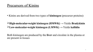 The physiological and pathological role of kinins | PPT