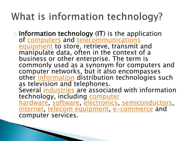 How to use information technology in education? | PPT