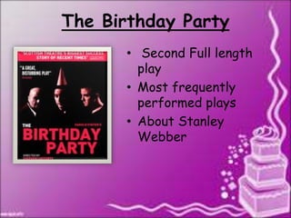 Verbal and non- verbal linguistic devices in Pinter’s ‘ The Birthday ...