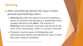 Kink Overview for Therapists and Social Workers | PPTX