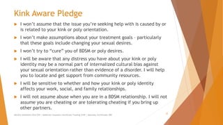 Kink Overview for Therapists and Social Workers | PPTX