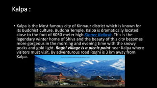 Kinnaur tour package | PPT