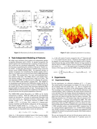 Kinnunen Towards Task Independent Person Authentication Using Eye Movement Signals | PDF ...