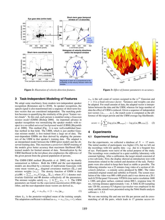 Kinnunen Towards Task Independent Person Authentication Using Eye Movement Signals | PDF ...