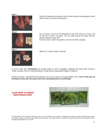 Kinotakara ingredients pad_comparison | PDF | Foot Health | Diseases ...
