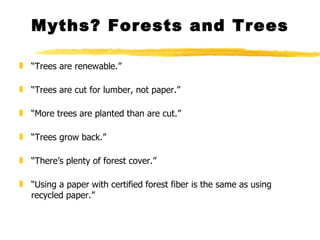 Dispelling Myths: Recycled vs. Virgin Fiber | PPT