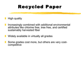 Dispelling Myths: Recycled vs. Virgin Fiber | PPT