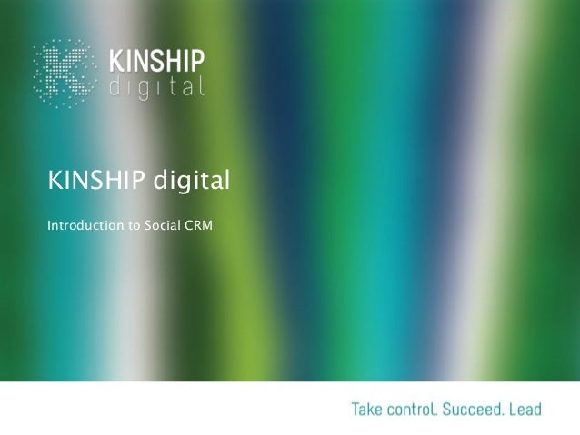 KINSHIP digital Social CRM ( InsideView for MS Dynamics ) | PPT