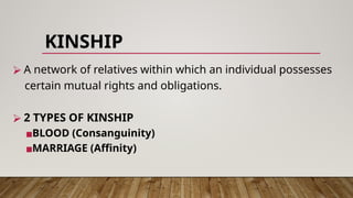 KINSHIP AND RESIDENCY PATTERNS Understanding Culture, Society and ...