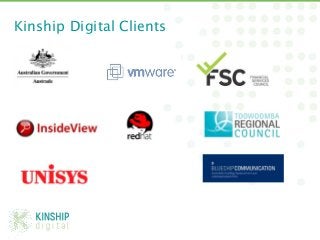 KINSHIP digital Social Media Consultancy company overview | PPT