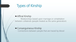 Kinship, marriage and the household | PPTX