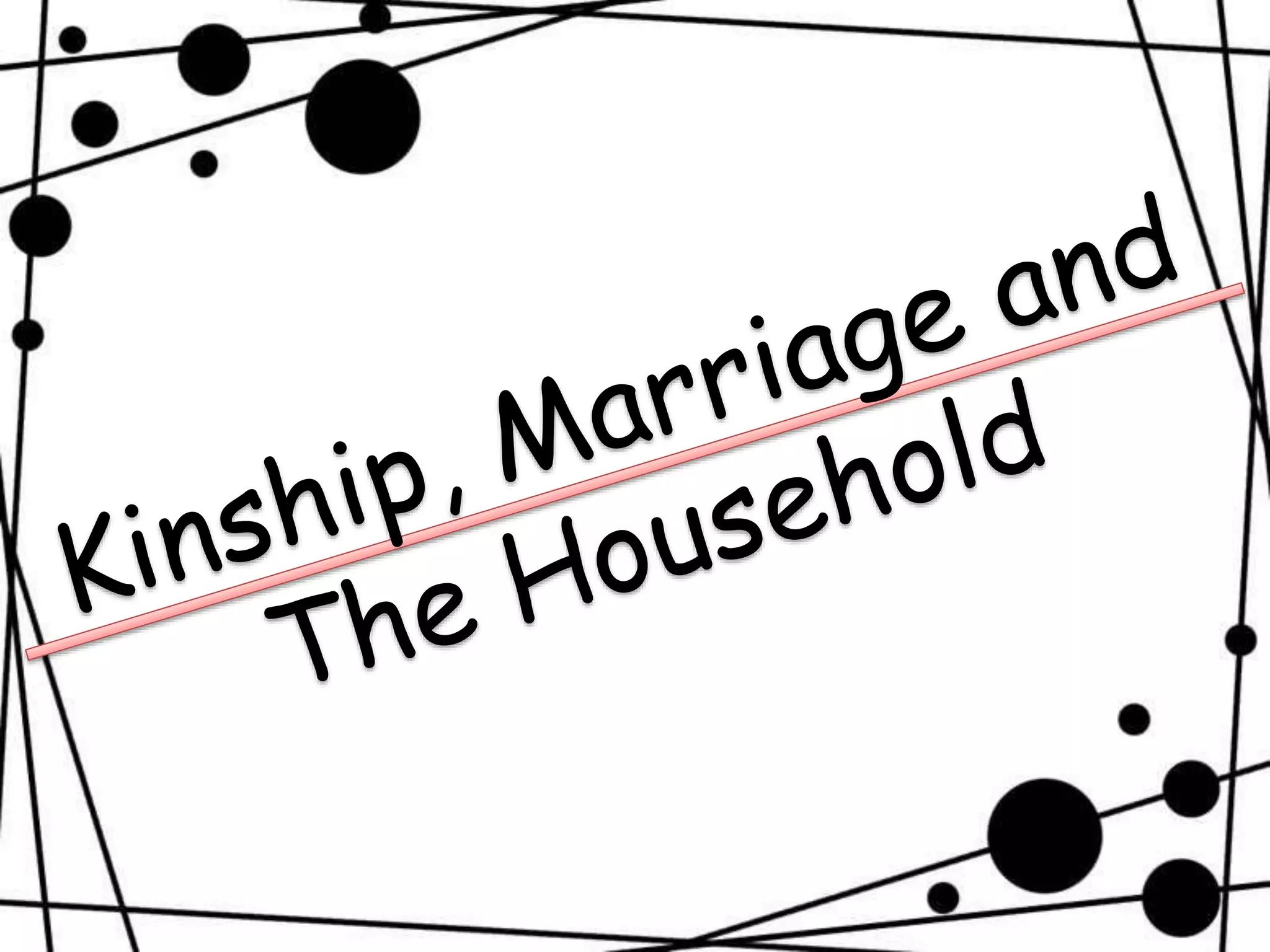 Kinship, marriage and the household | PPTX