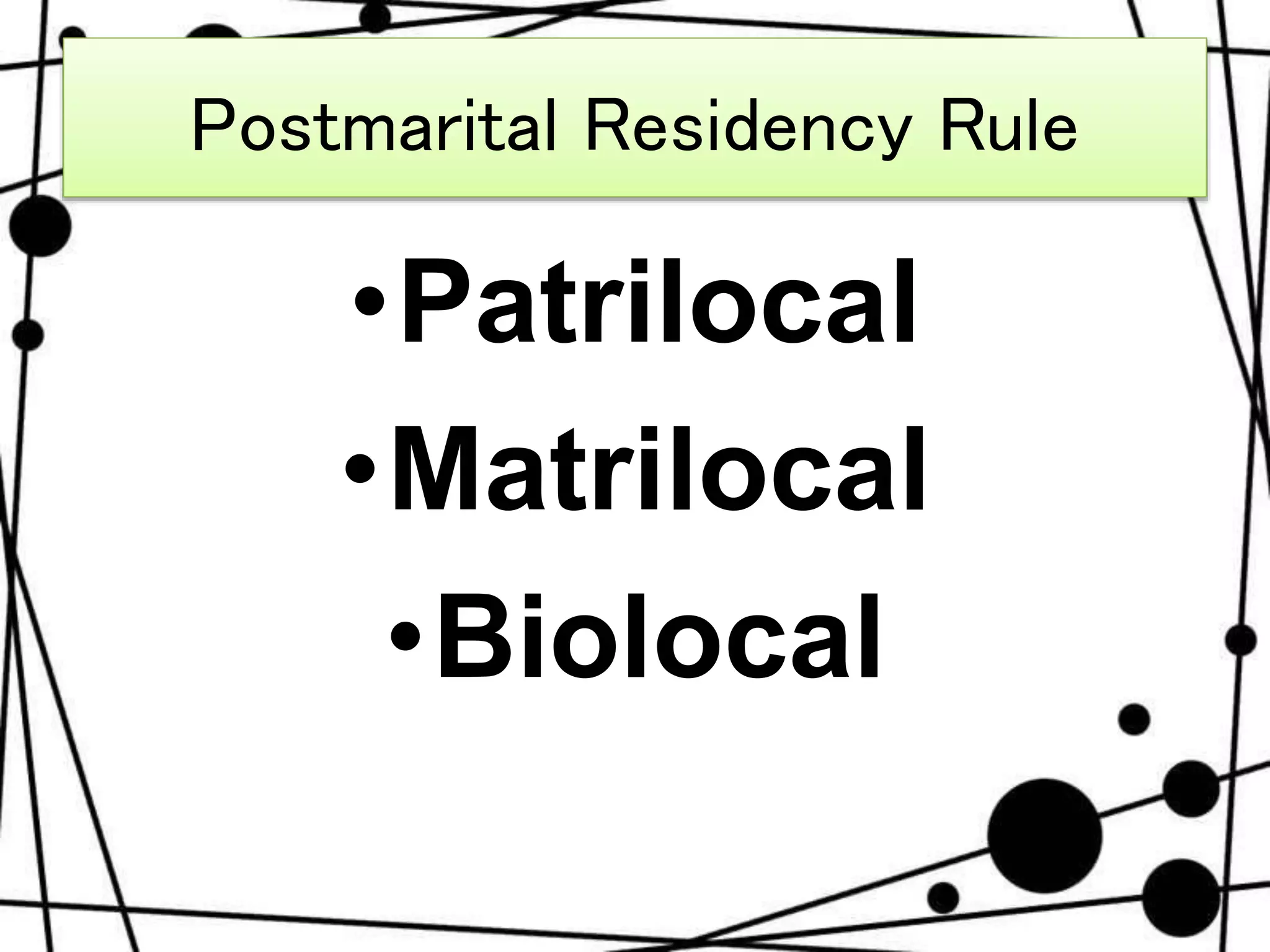 Kinship, marriage and the household | PPTX