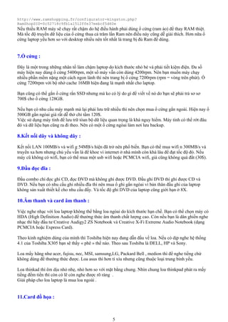 Kiến thức cần biết trước khi mua laptop | DOC