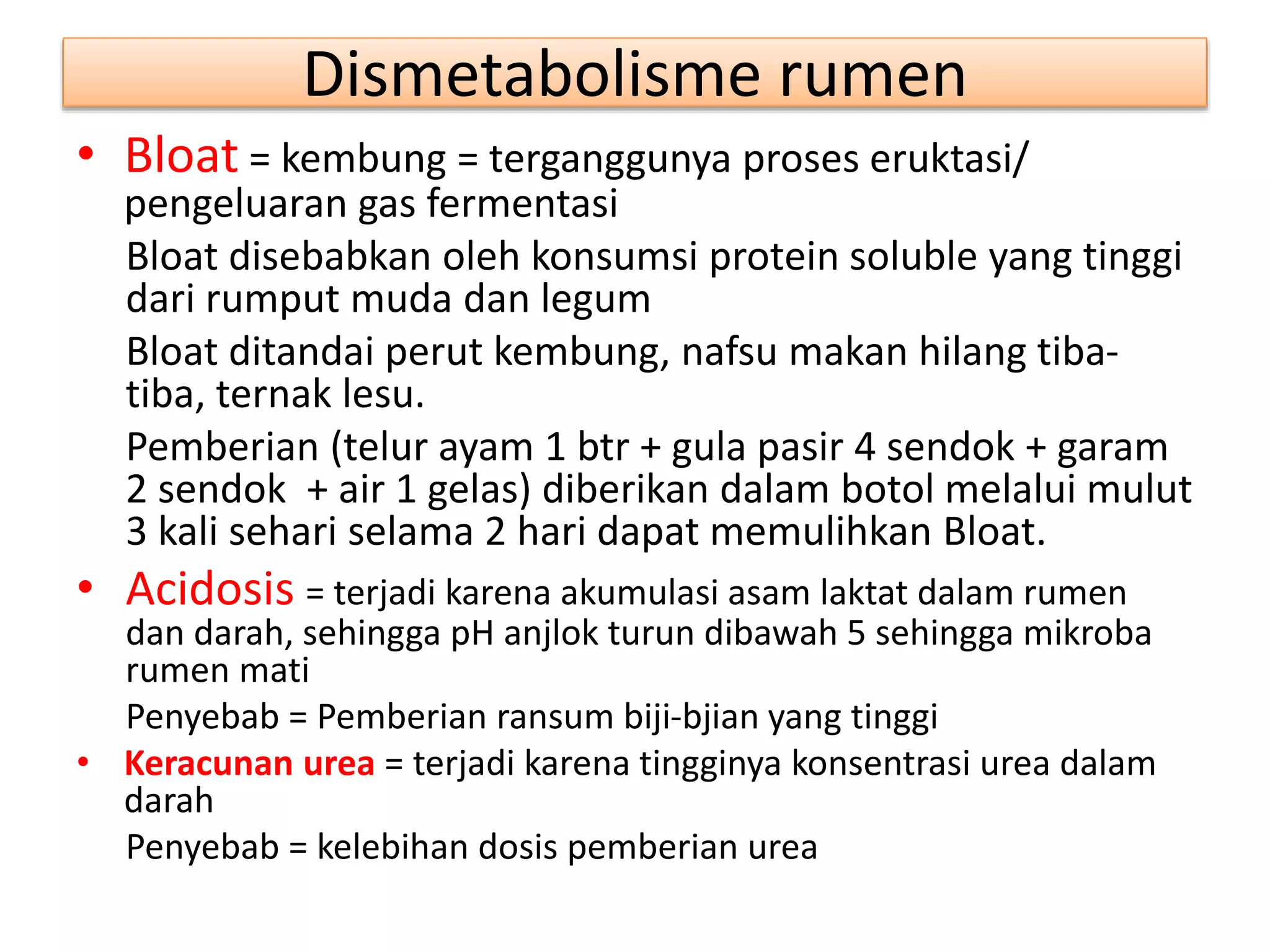 Mikroba rumen ruminansia | PPSX