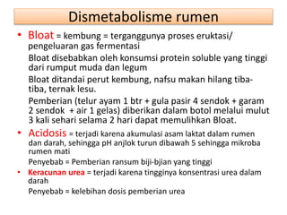 Mikroba rumen ruminansia | PPSX