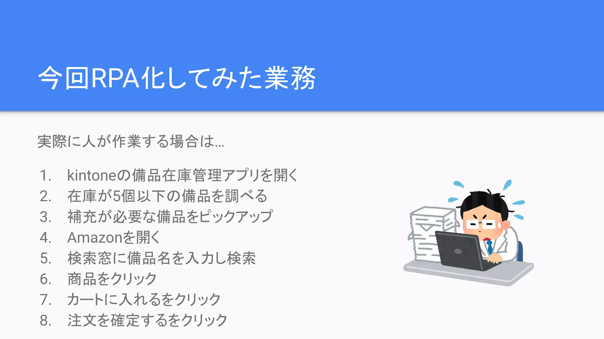 kintone × RPA | PPT