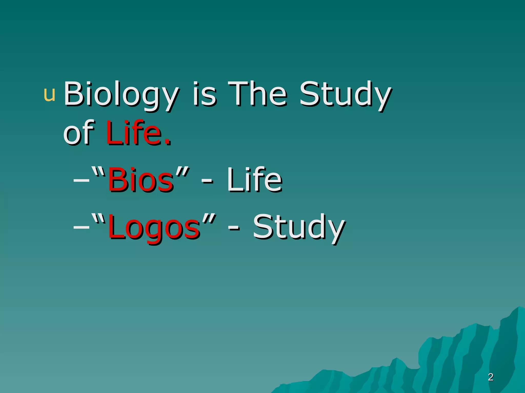 K@intro biology | PPT