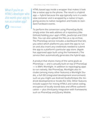 Kinvey how-to-make-an-app-mobile-html5 | PDF
