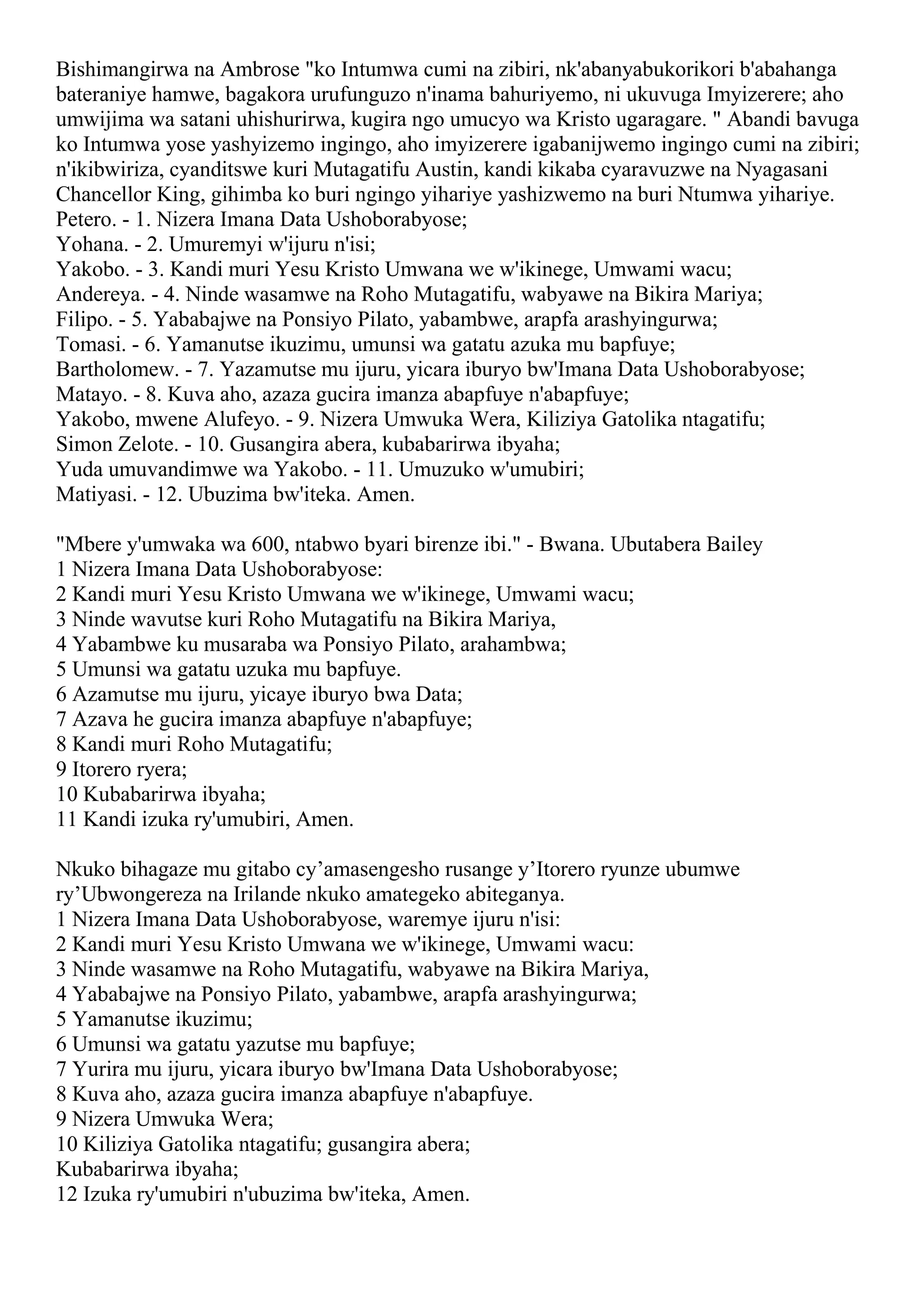 Kinyarwanda - The Apostles' Creed.pdf