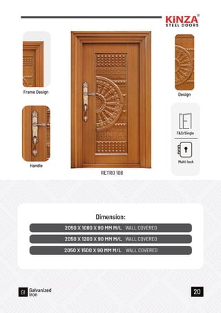 Kinza Steel Door Price List with Catalogue | PDF