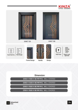 Kinza Steel Door Price List with Catalogue | PDF