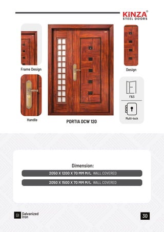 Kinza Steel Door Price List with Catalogue | PDF