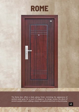 Kinza Steel Door Price List with Catalogue | PDF