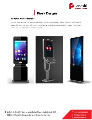 Panashi Self-service Kiosk Designs | PDF