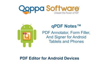 2014 Qoppa Software PDF Solutions | PPTX