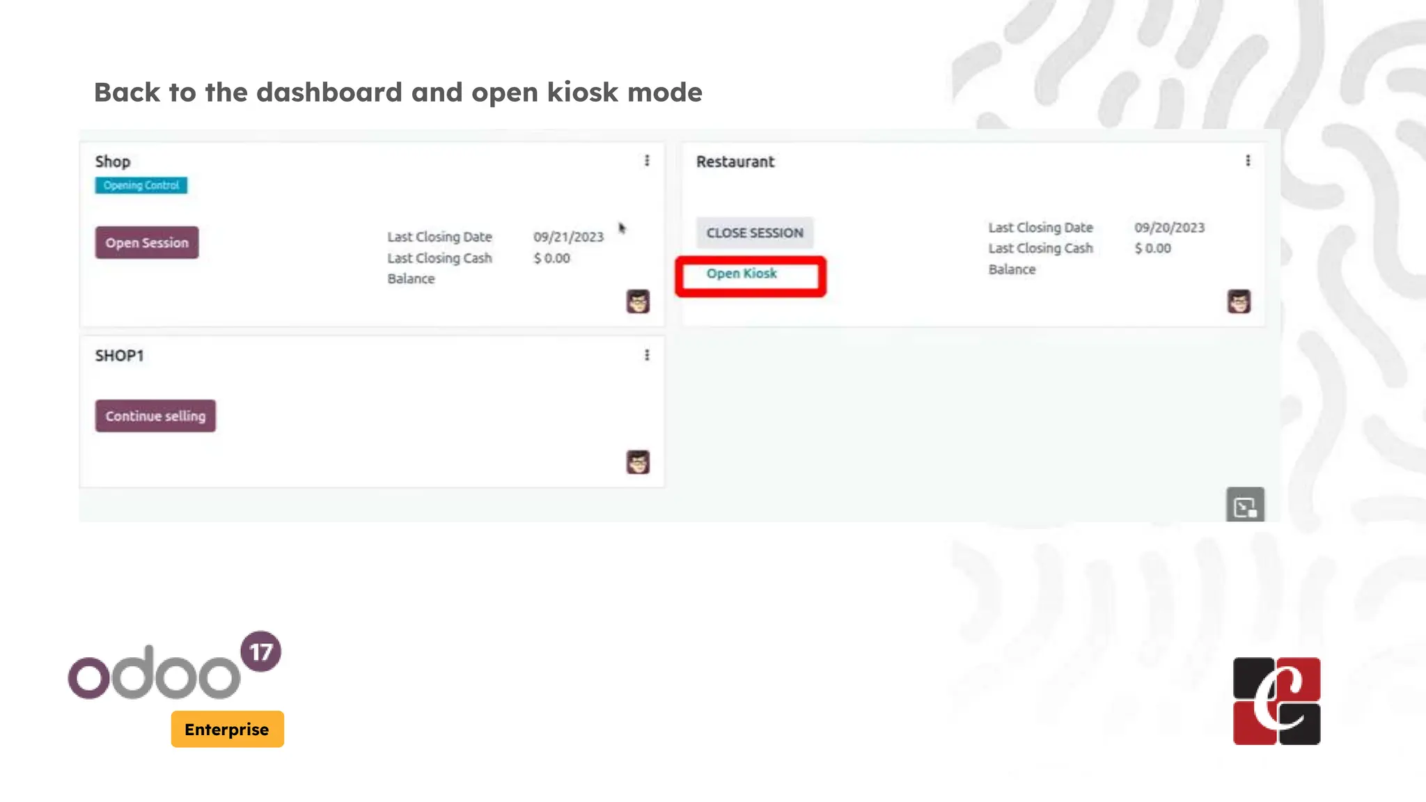 How to set Kiosk mode in Odoo 17 POS - Odoo 17 | PPTX