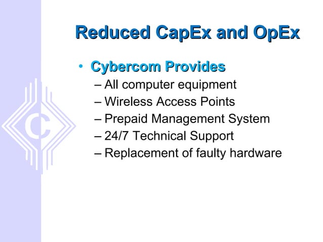 Cybercom Kiosk System | PPT