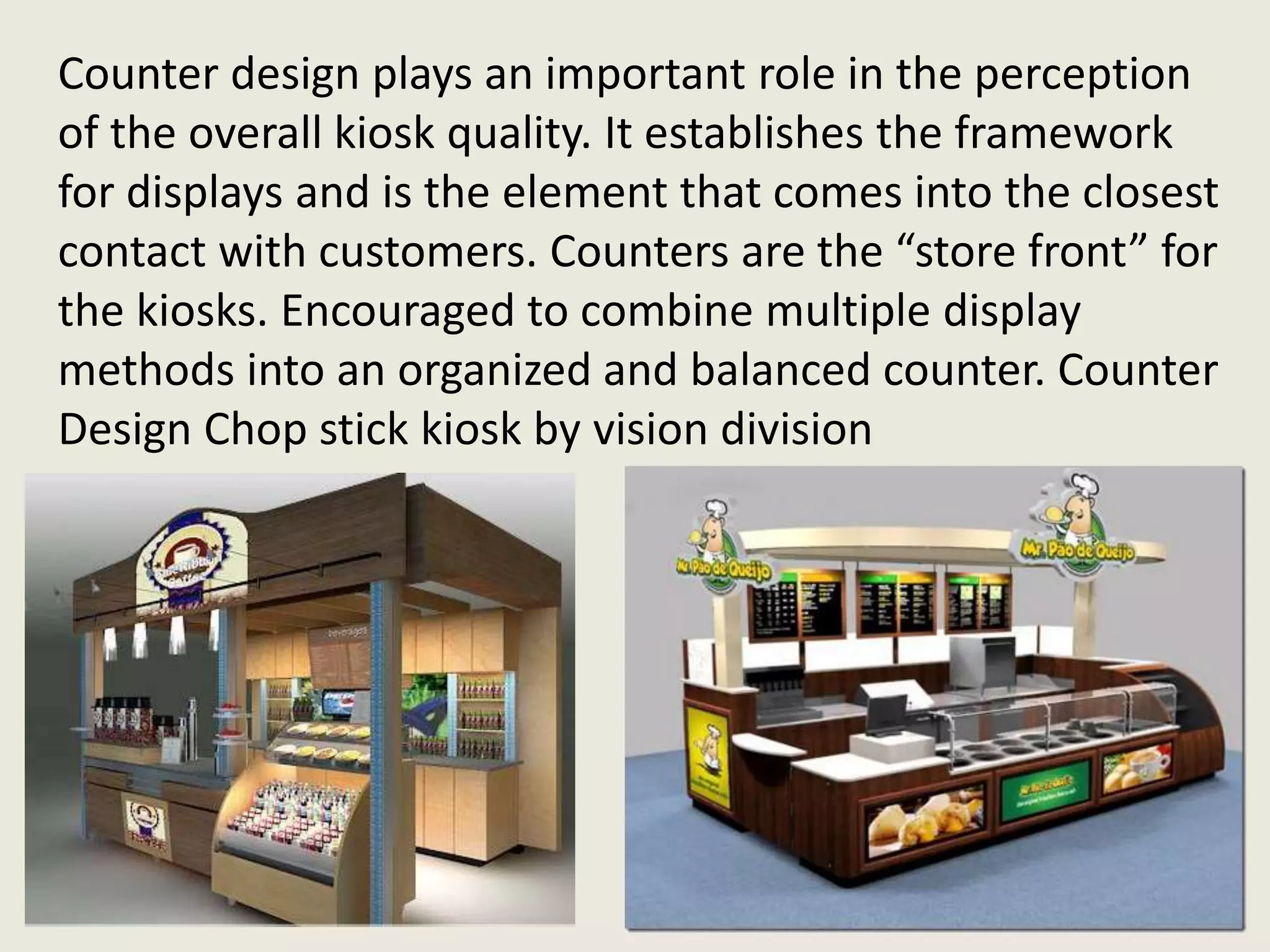 Kiosks Design | PPTX