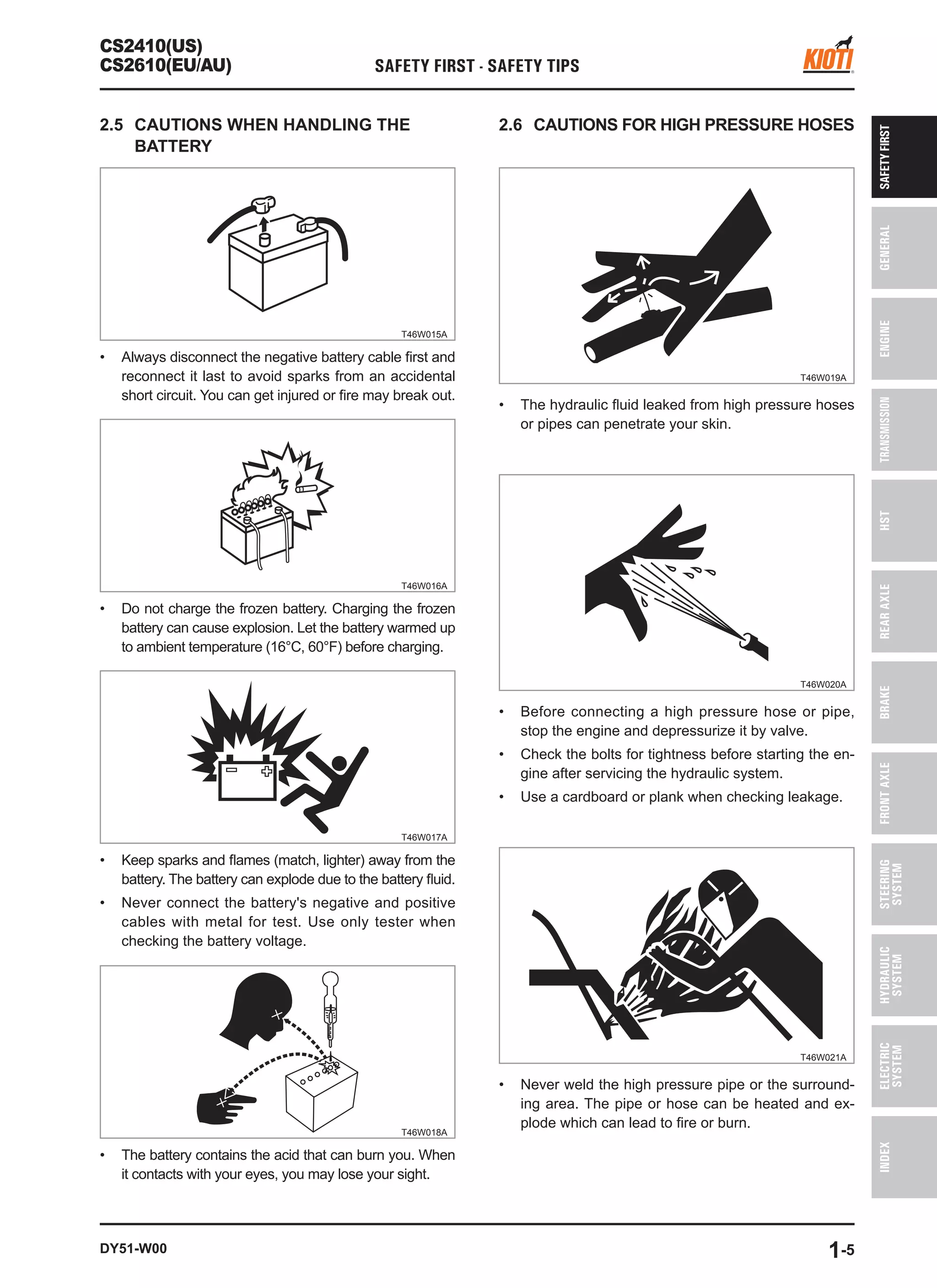 Kioti daedong cs2610 (euau) tractor service repair manual | PDF
