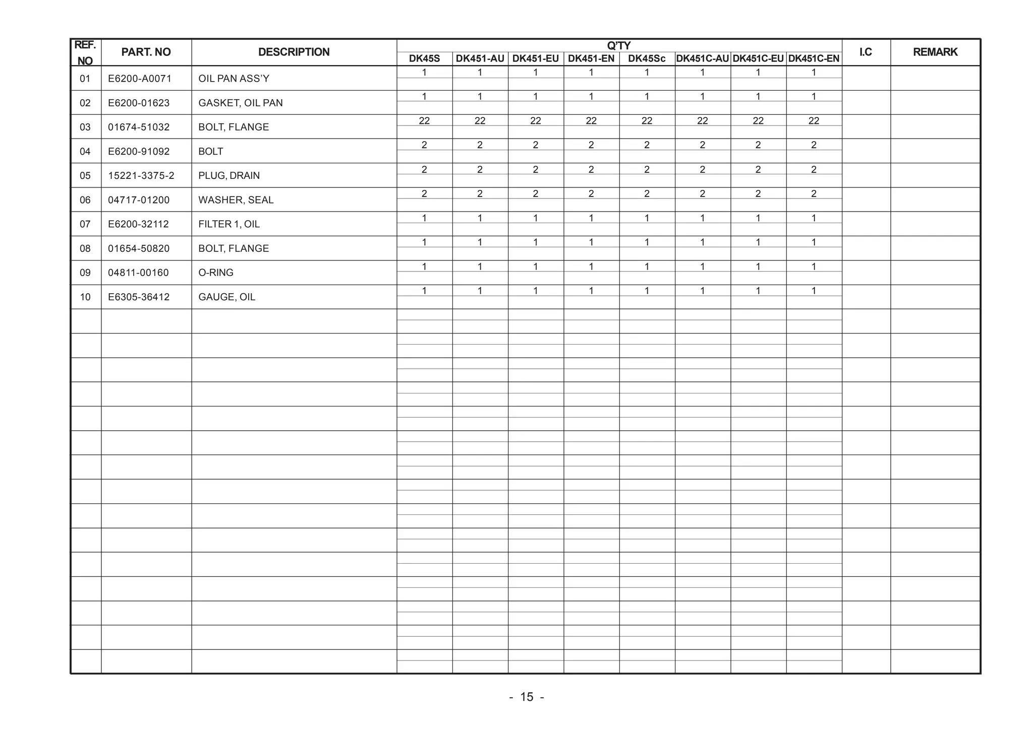 Kioti daedong dk451 tractor parts catalogue manual | PPT