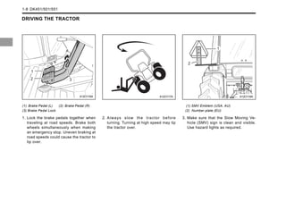 Kioti daedong dk551 tractor operator manual | PPT