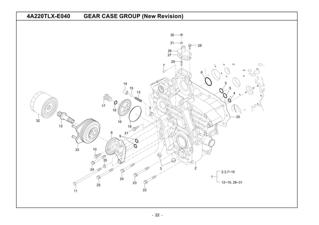 Kioti Daedong DK55C Tractor Parts Catalogue Manual.pdf