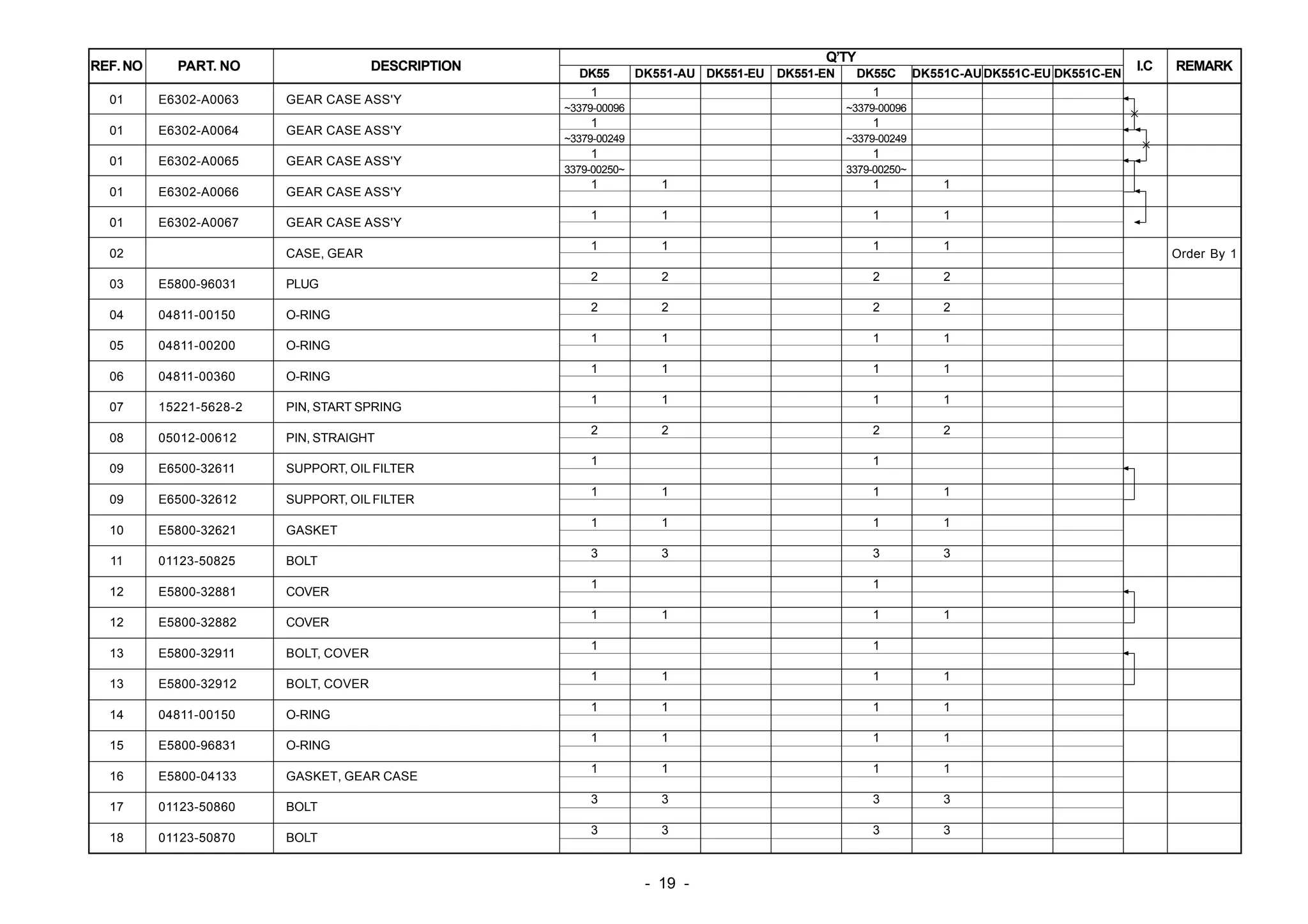 Kioti Daedong DK55 Tractor Parts Catalogue Manual.pdf