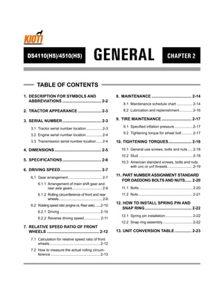 Kioti Daedong DS4110HS Tractor Service Repair Manual.pdf
